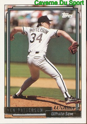 784 KEN PATTERSON P WHITE SOX TOPPS GOLD WINNER BASEBALL CARD 1992 | eBay