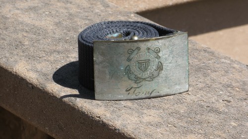 USCG US COAST GUARD DRESS BELT BUCKLE W/ BELT | eBay