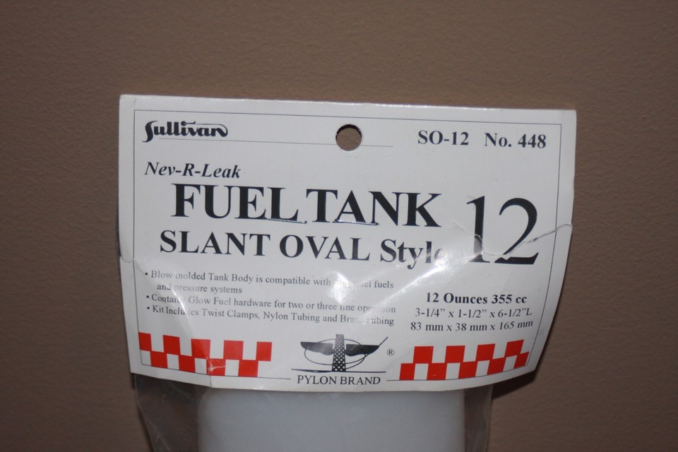 Sullivan Fuel Tank Nev- R Leaks Slant Style S0-12 N0. 448 for R/C ...