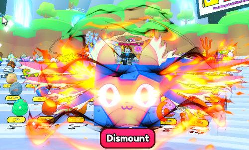 Rainbow Titanic Arcane Pyro Cat pet Simulator 99 (SIGNED) | eBay