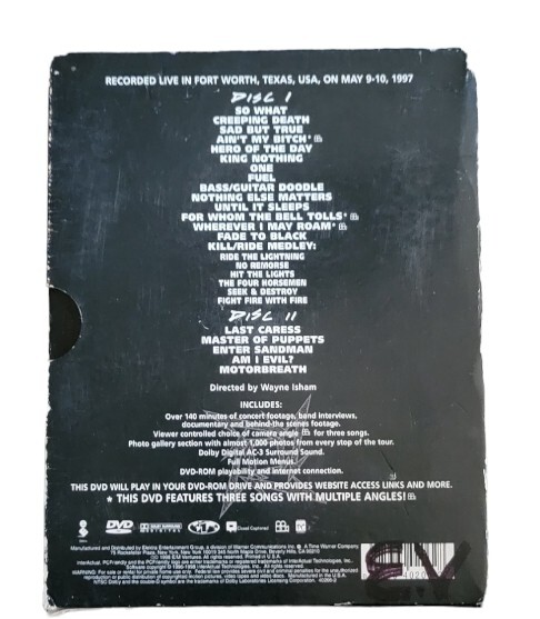 Metallica - Cunning Stunts (1997) DVD Used Vtg | eBay