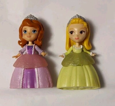 Disney Princess Sofia the First & Princess Amber 3" Dolls | eBay