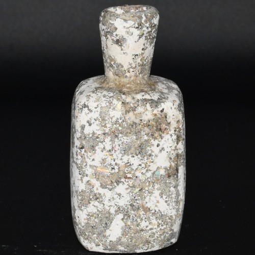 Large Ancient Roman Glass Bottle Vial With Iridescent Patina Circa 2nd ...