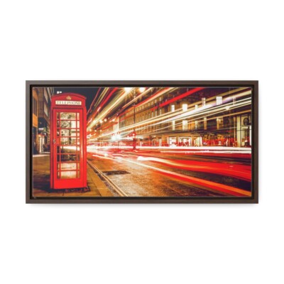 Red phone booth Gallery Canvas Wraps, Horizontal Frame | eBay