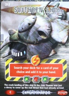 DR. WHO BATTLES IN TIME NO. 217 SLITHEEN SHIP | eBay