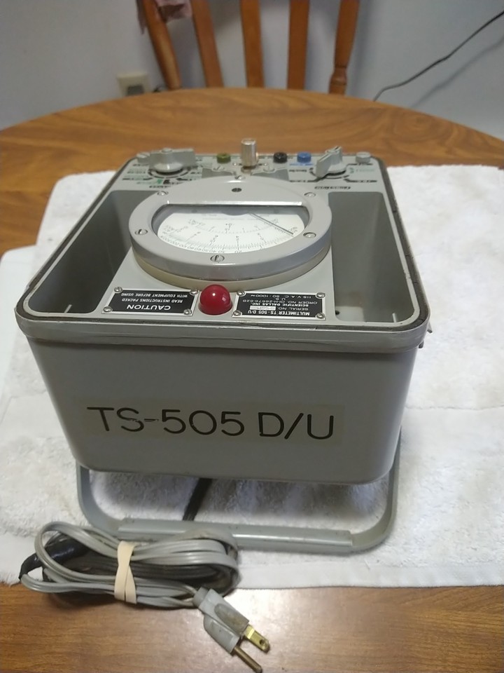 MILITARY MULTIMETER TS-505D/U VINTAGE TESTER FOR COLLECTORS VERY NICE ...