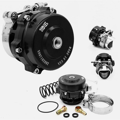 BV50 Series Q Style Blow off Valve BOV 50mm BLACK - Fits TIAL Springs ...