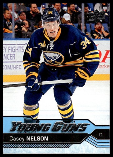 2016-17 Upper Deck Young Guns Casey Nelson Rookie Buffalo Sabres #462 R103 | eBay