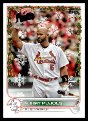2022 Topps Holiday #HW123 Albert Pujols St. Louis Cardinals | eBay