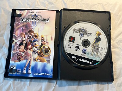 Kingdom Hearts (PS2) 2002 Playstation 2 Disney DISC AND MANUAL ONLY ...