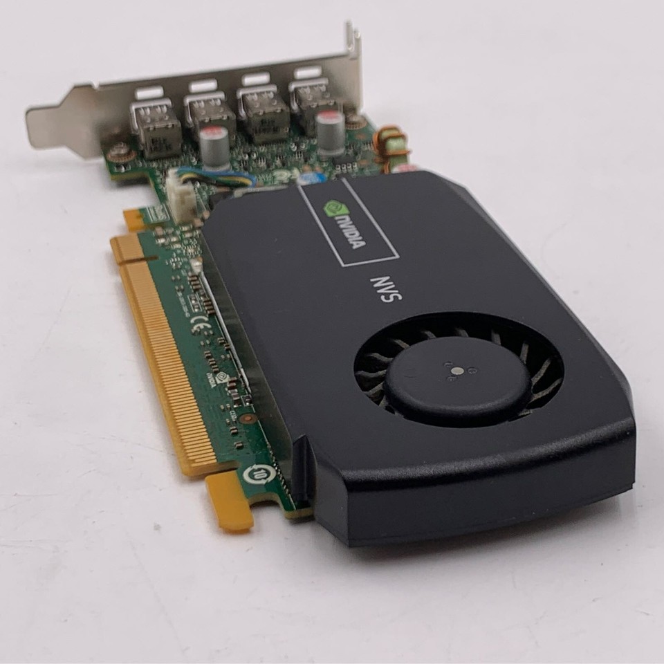 PNY NVIDIA NVS 510 2GB GDDR3 4-Mini DisplayPort Low Profile Video Card ...