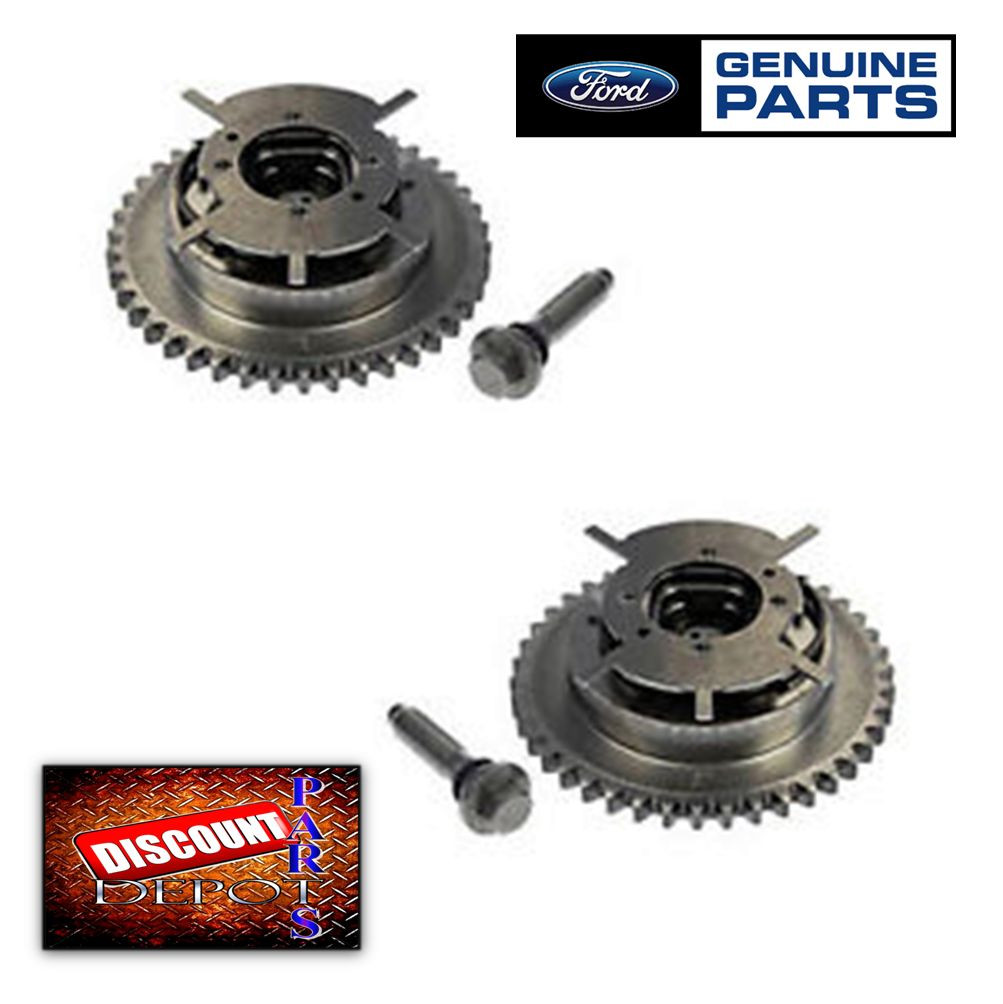 Set 2 Genuine Ford 5.4L 3V Camshaft Phaser Sprocket V8 F150 Explorer ...