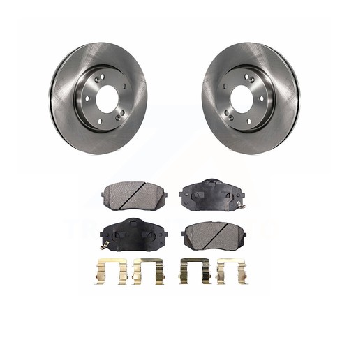 Front Metalic Brake Pads & Rotors Kit for 2010-2012 Kia Rondo FWD K8F ...