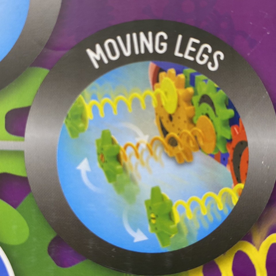 Techno Gears Bionic Bug Construction Set Moves 80 Pcs Age 6+ Learning ...