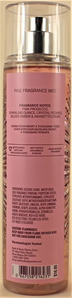 Bath & Body Works A THOUSAND WISHES Fragrance Body Mist Spray 8 Oz ...