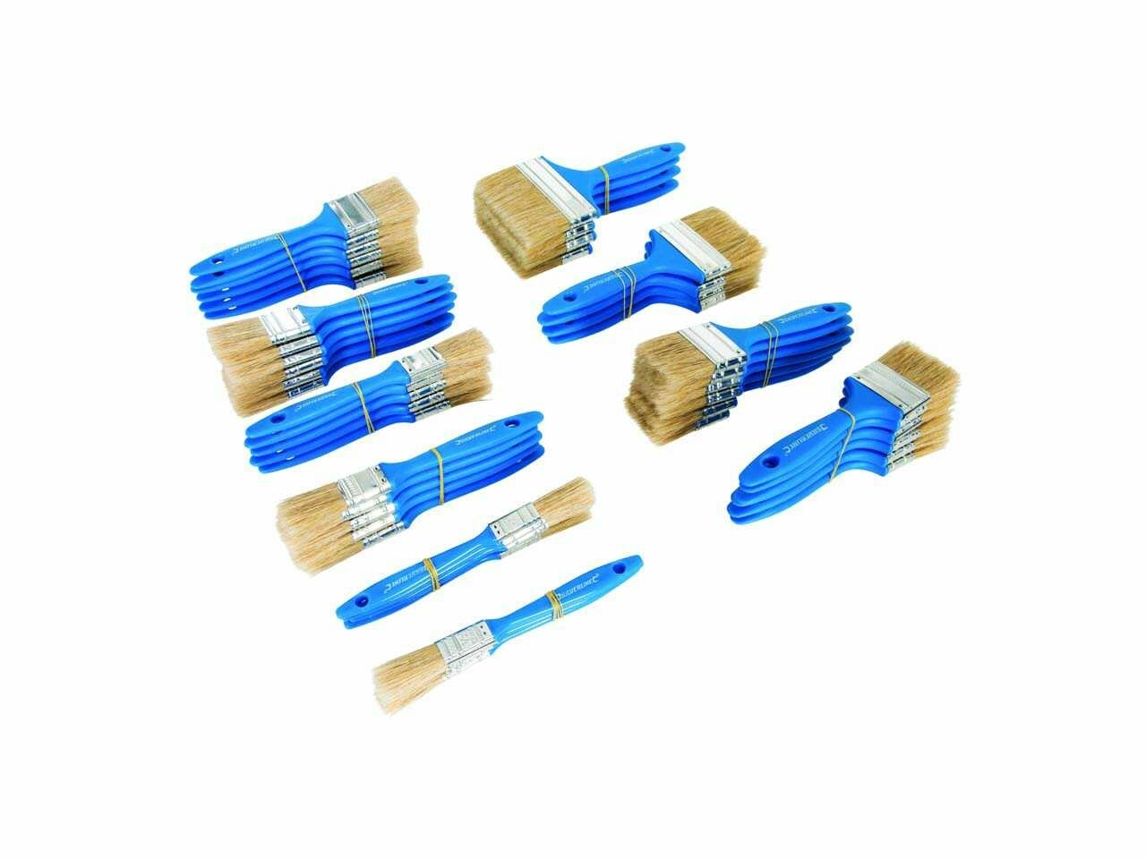 Paint Brushes Set Decorators Disposable Job Lot 50 pack 6 Sizes Pure ...