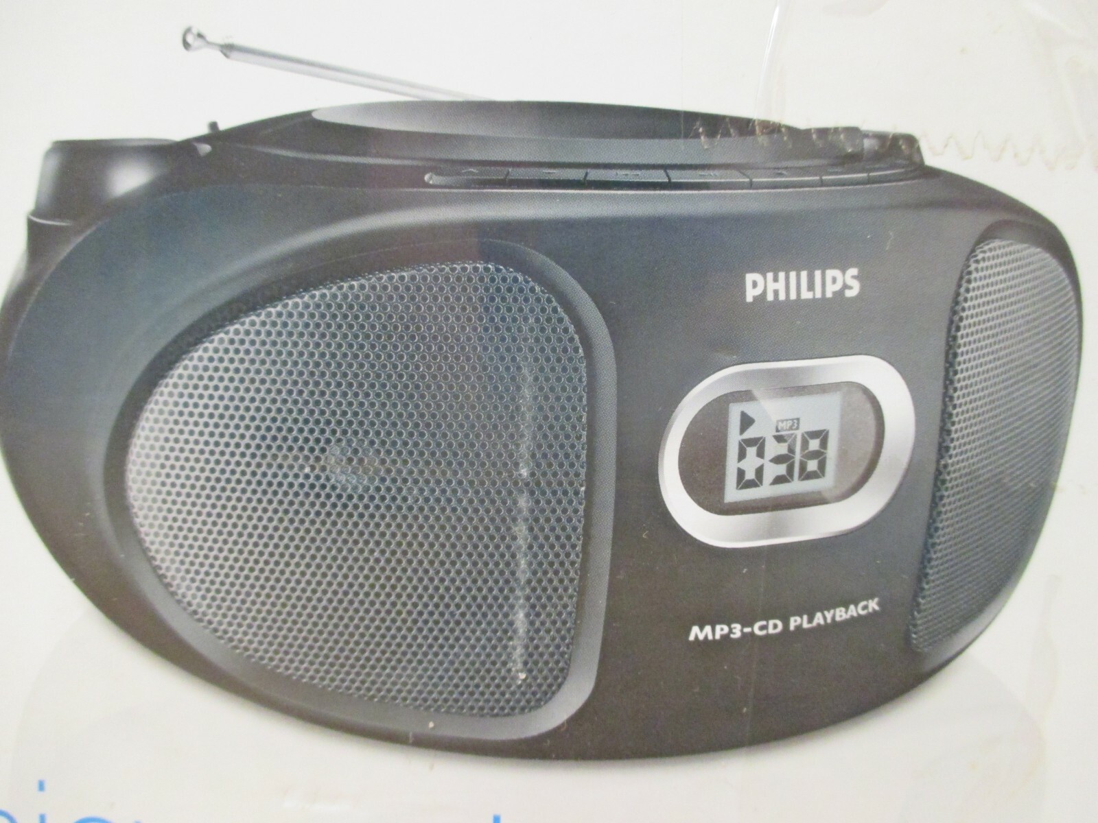 Phillips AZ302 CD Soundmachine Plays MP3-CD, CD and CD-R/RW, AM/FM ...