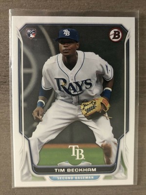 Tim Beckham 2014 Bowman Rookie Card RC. Tampa Bay Rays | eBay