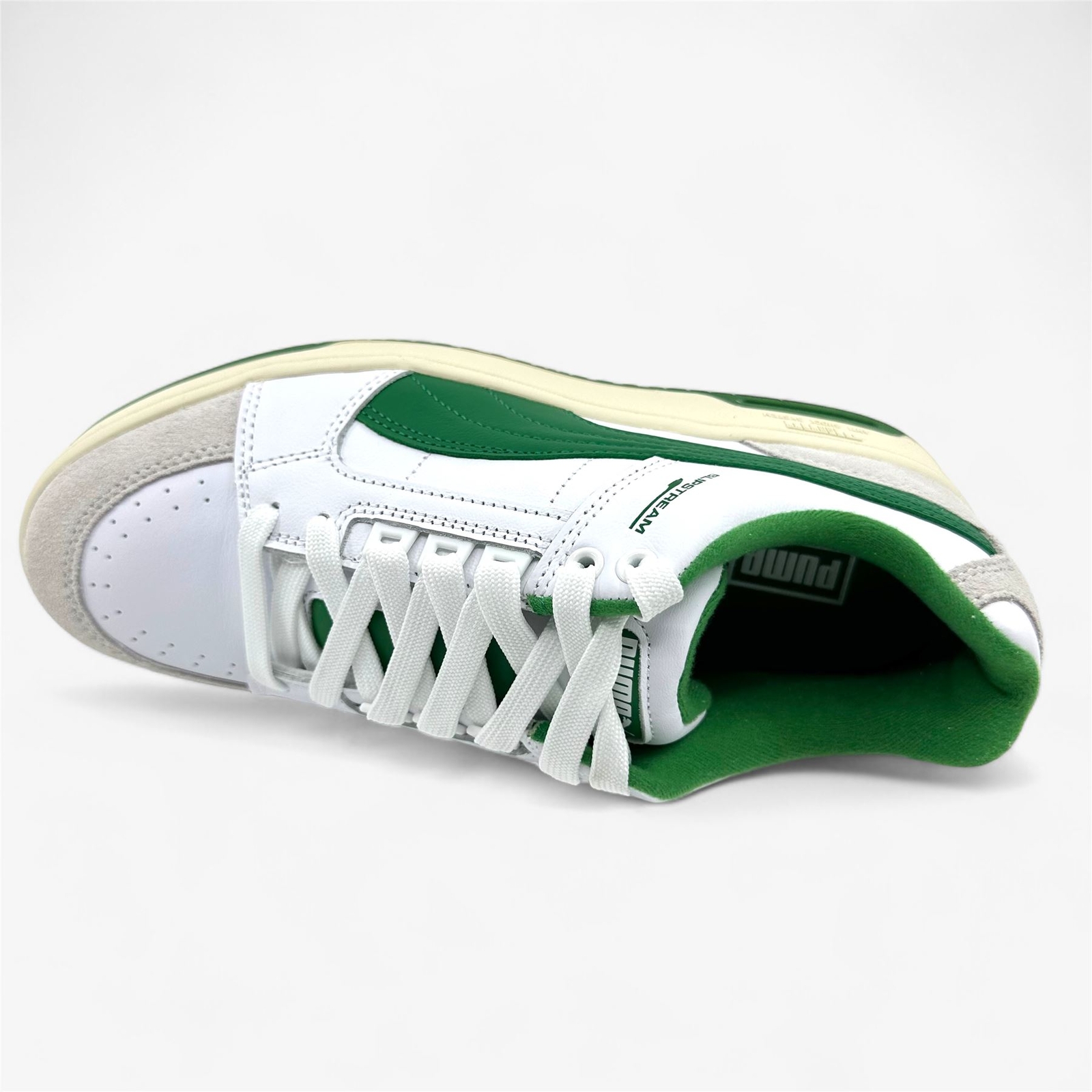 PUMA Slipstream Lo Retro White Amazon Green Mens Athletic Sneaker | eBay