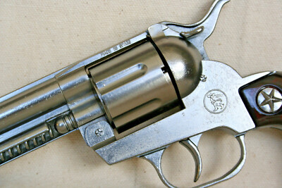 Gonher Cowboy Revolver Peacemaker Die Cast Pistol 12 shot cap gun toy ...