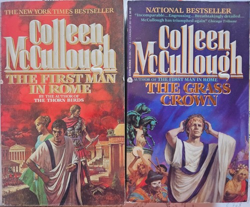 Rome; Lot of 2 books by Colleen McCullough like new; classic best ...
