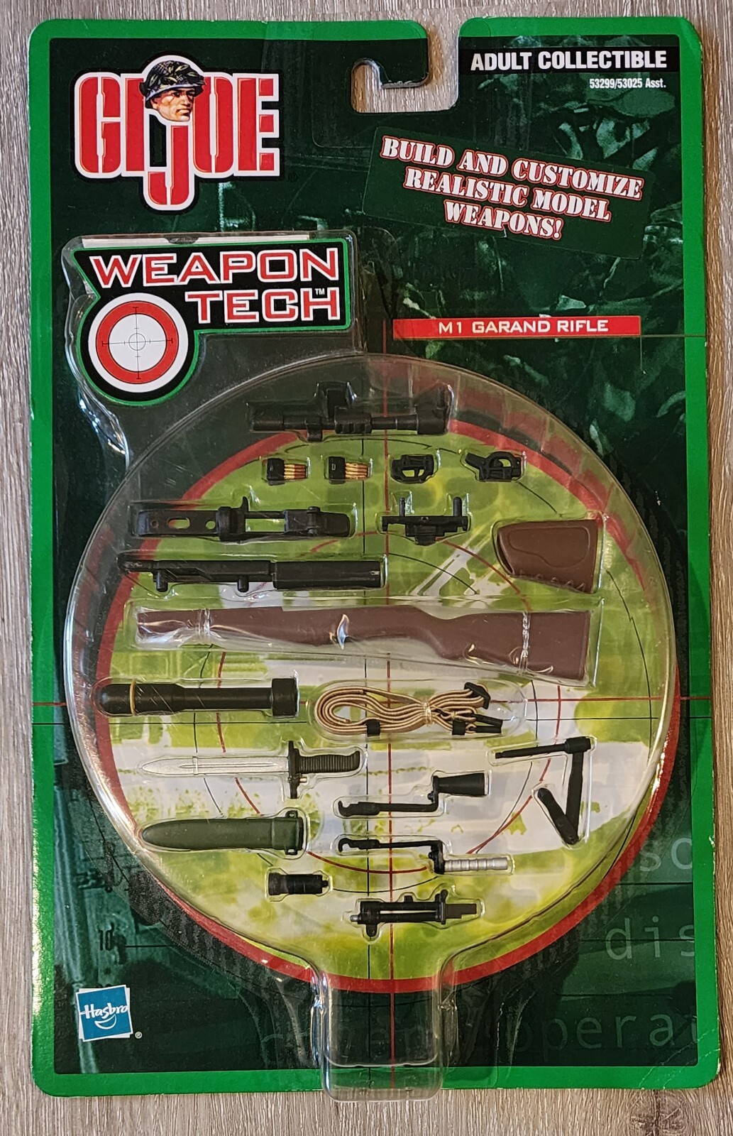 2003 GI Joe Weapon Tech M1 GARAND RIFLE replica kit MIB die cast 1:6 ...