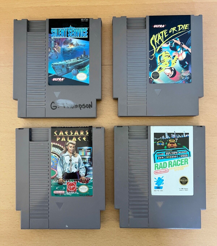 Lot of 4 Nintendo NES Various Titles Video Games Cartridge Only | eBay