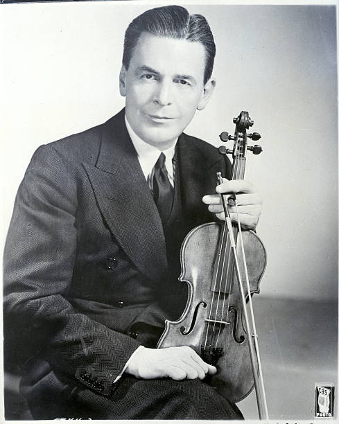 Albert Spalding internationally famous violinist joins Andre Kost- 1940 ...
