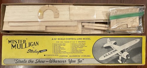 Vintage~Sterling Models~Mr Mulligan (32” Control Line Kit)~AS IS!! | eBay