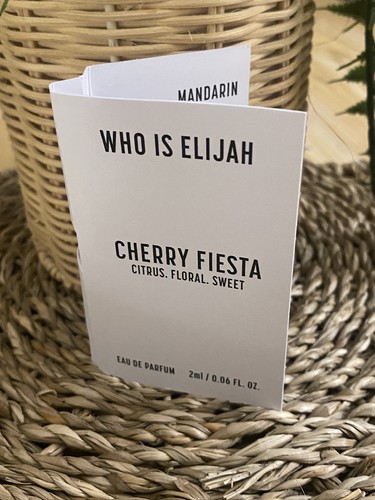 WHO IS ELIJAH - Cherry Fiesta - Eau De Parfum - EDP - 2ml - New & Boxed ...