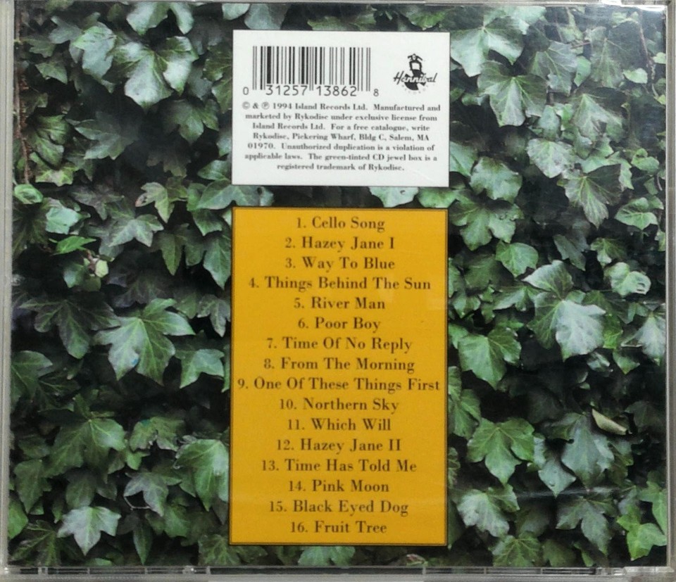 Nick Drake - Way To Blue CD 1994 Introduction Folk Rock Island | eBay