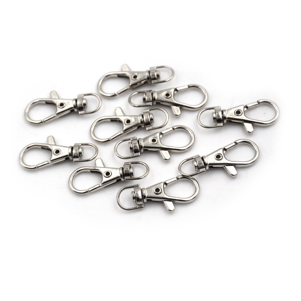 10pcs Lobster Clasp Swivel Trigger Clip Snap Hook Bag Car Key-Rings ...