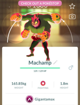 Pokémon - Shiny Machamp GIGANTAMAX - P T C have 20k+ stardust | eBay