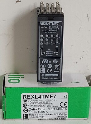 Schneider Electric REXL4TMF7 Plug-In Timing Relay | eBay