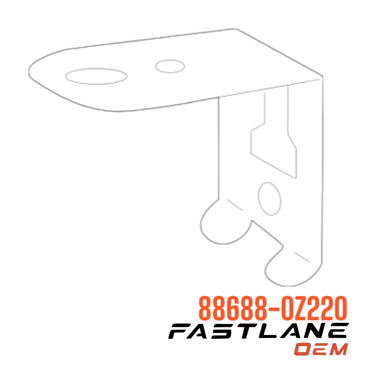 Genuine Toyota Temp Sensor Bracket 88688-0z220 for sale online | eBay