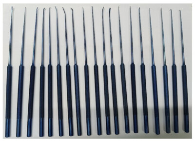 Titanium Rhoton Micro Dissector Set Of 19 Pieces Neuro surgery ...