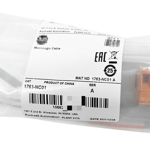 1PCS New Allen-Bradley 1763-NC01 /A MicroLogix DH-485 Comm Cable ...