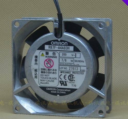 1 pcs OMRON R87F-A4A83H 200V 7/6W 80*80*25 AC cooling fan | eBay