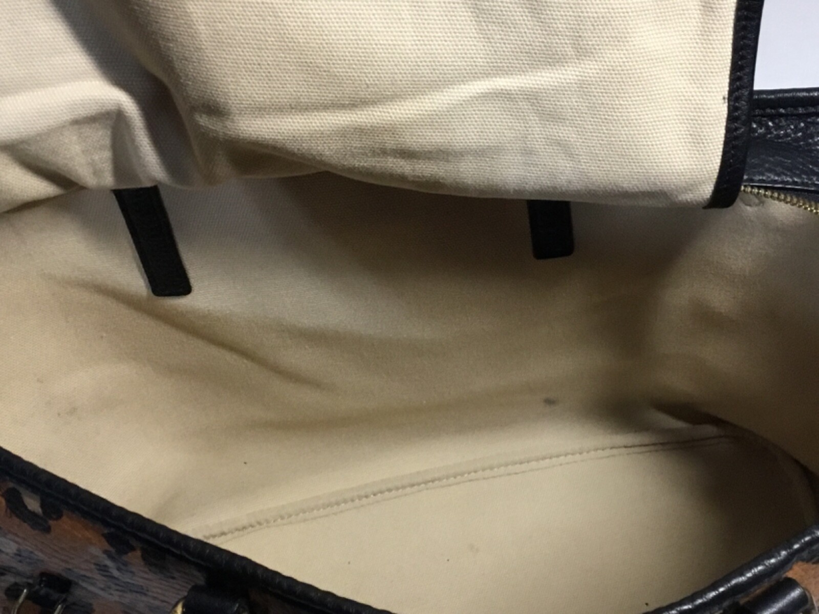 MCM Visetos Leopard Aren Medium Shopper Tote | eBay