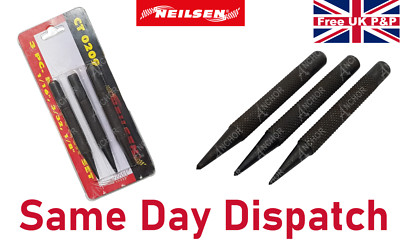 Nail Punch Set Steel Centre Scribe Metal Wood Marking Point 1/8" 1/16 ...