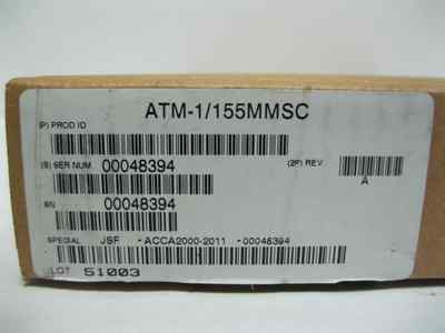 NEW Marconi ATM-1/155MMSC Ethernet Switch ATM OC3 Module Fore ES-3810 ...