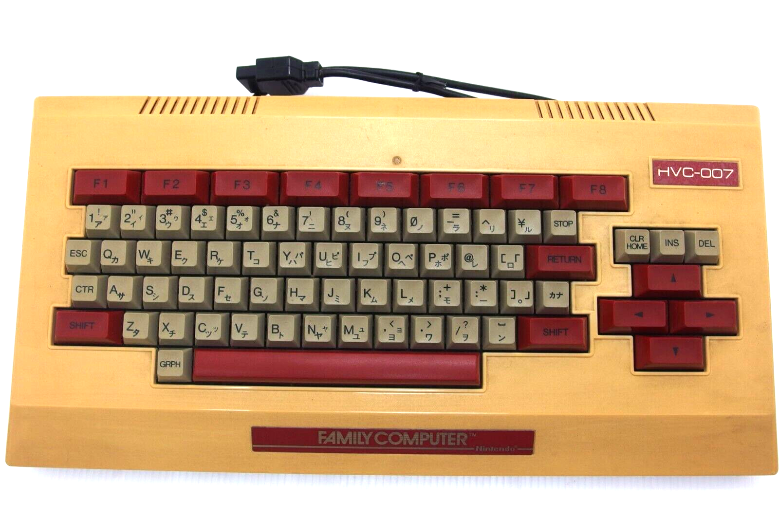 Famicom Family Computer Keyboard Famicom HVC-007 NES Basic official ...