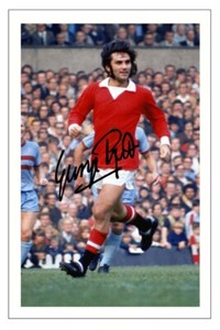 GEORGE BEST MANCHESTER UNITED SIGNED AUTOGRAPH PHOTO PRINT SOCCER | eBay