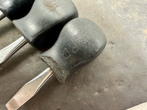 SNAP-ON SSD1 STUBBY FLATHEAD SCREWDRIVERS, Lot Of 7, Newer & Vintage ...