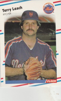 FREE SHIPPING-MINT-1988 Fleer New York Mets Baseball Card #139 Terry ...