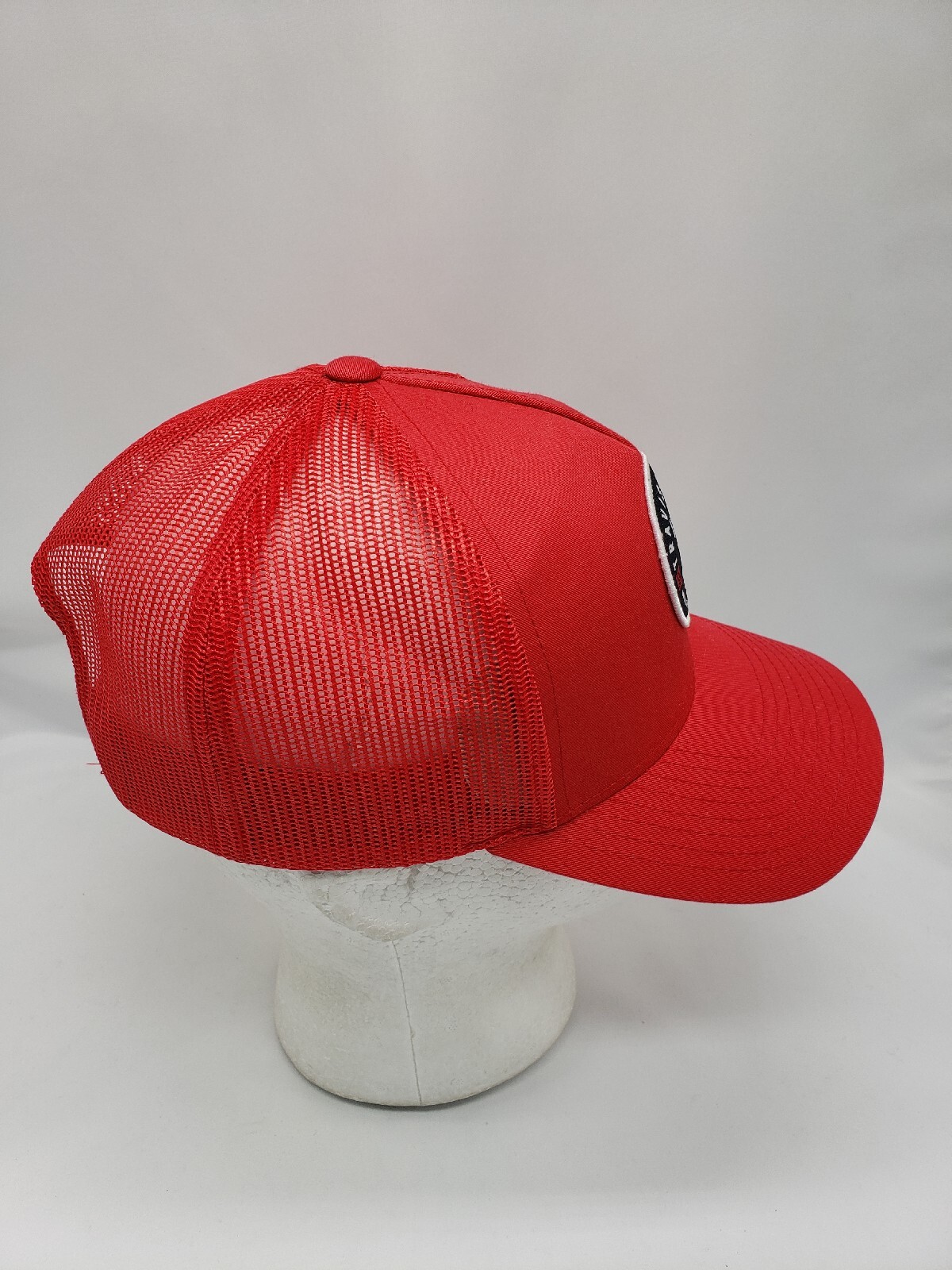 Travis Mathew Life on Tour Red Snapback Trucker Golf Hat Cap Mesh Back ...