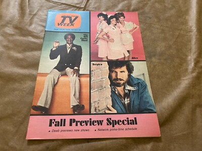 SEPTEMBER 19 1976 TV WEEK tv guide television magazine BILL COSBY ...