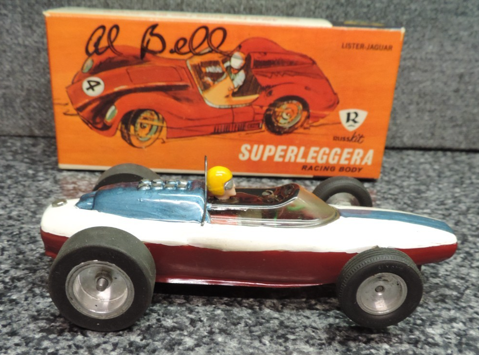 Vintage Russkit Lotus Slot Car 1/24th Box 1960's Custom Chassis Parts ...