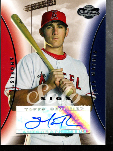 B3156- 2006 Topps Co-Signers Solo Sigs # Jm Jeff Mathis K Auto - Nm-Mt ...