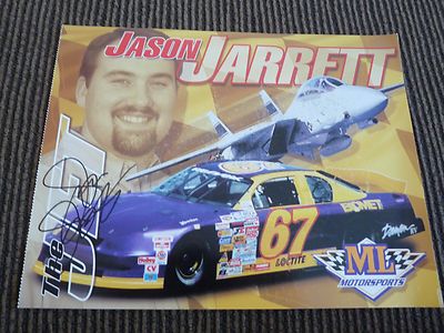 Jason Jarrett Signed Autographed Nascar 8.5" x 11" Promo Photo ...